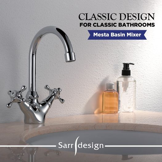 Sarrdesign Mesta Dual Handle Kitchen Mixer ,SD2037-1-CP - 4umart,Shop ...