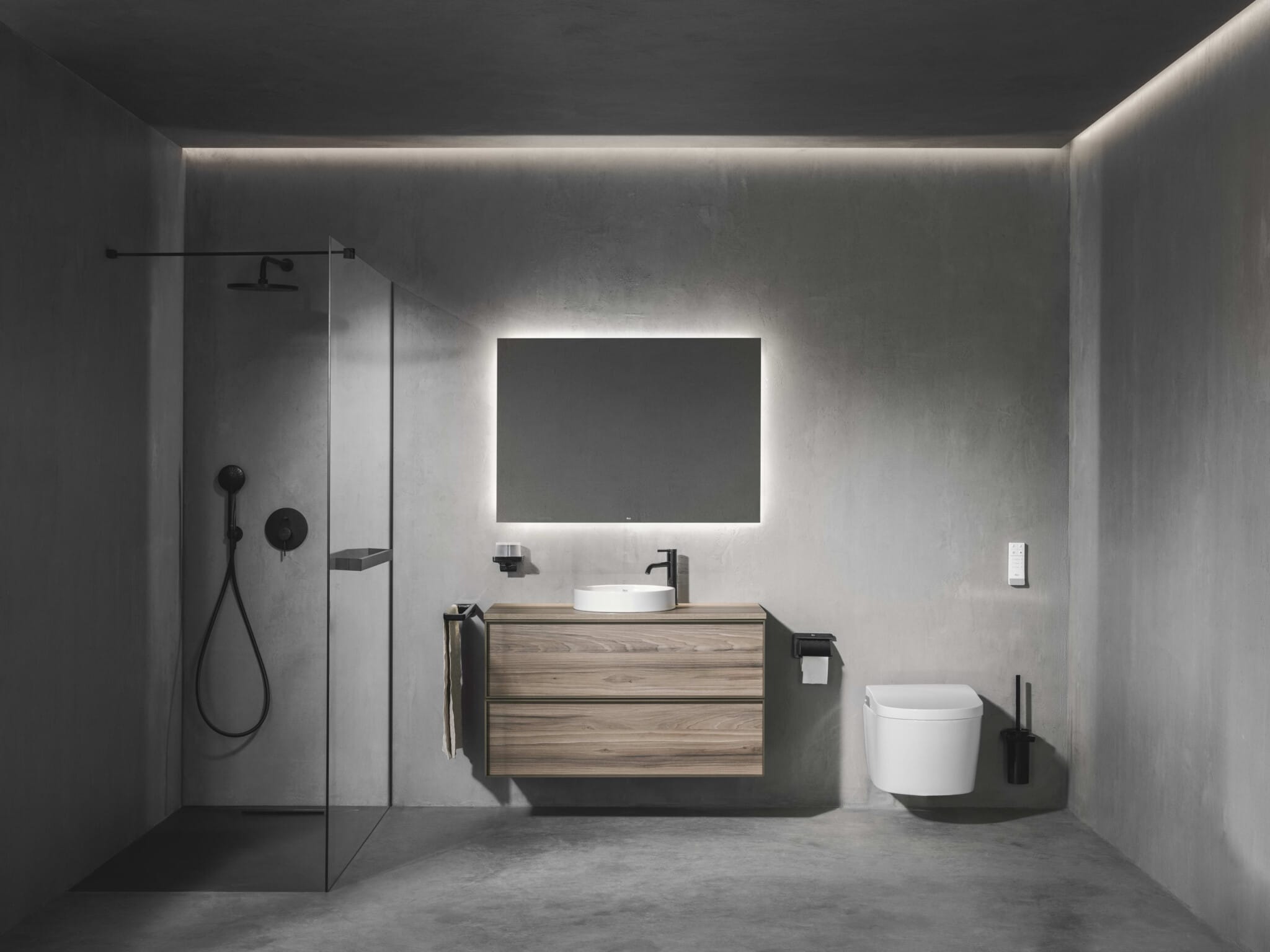 Roca Inspira Square Wall Hung WC Onyx ,A346537640 - 4umart,Shop online ...