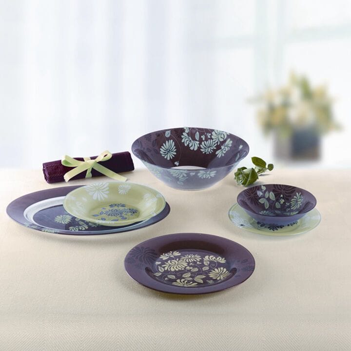 Luminarc Tamako Pistache Dinner Set, 46 Pieces - 4umart