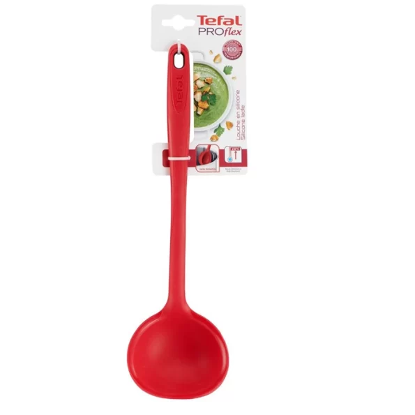 Tefal Ingenio Proflex Ladle ,Silicone ,Red ,K1190214 - 4umart ,Best Price