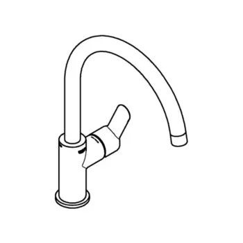 Grohe Bauedge Sink Mixer 1/2 Inch ,31367000 - 4umart,Shop online at the ...