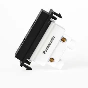 Panasonic Universal socket 16A Black Roma - 4umart