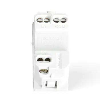 Two way switch illuminated 16A White