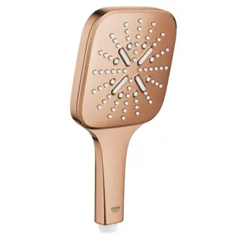 Grohe Rainshower SmartActive 130 Hand Shower 3 Sprays Rose Gold Matt ...